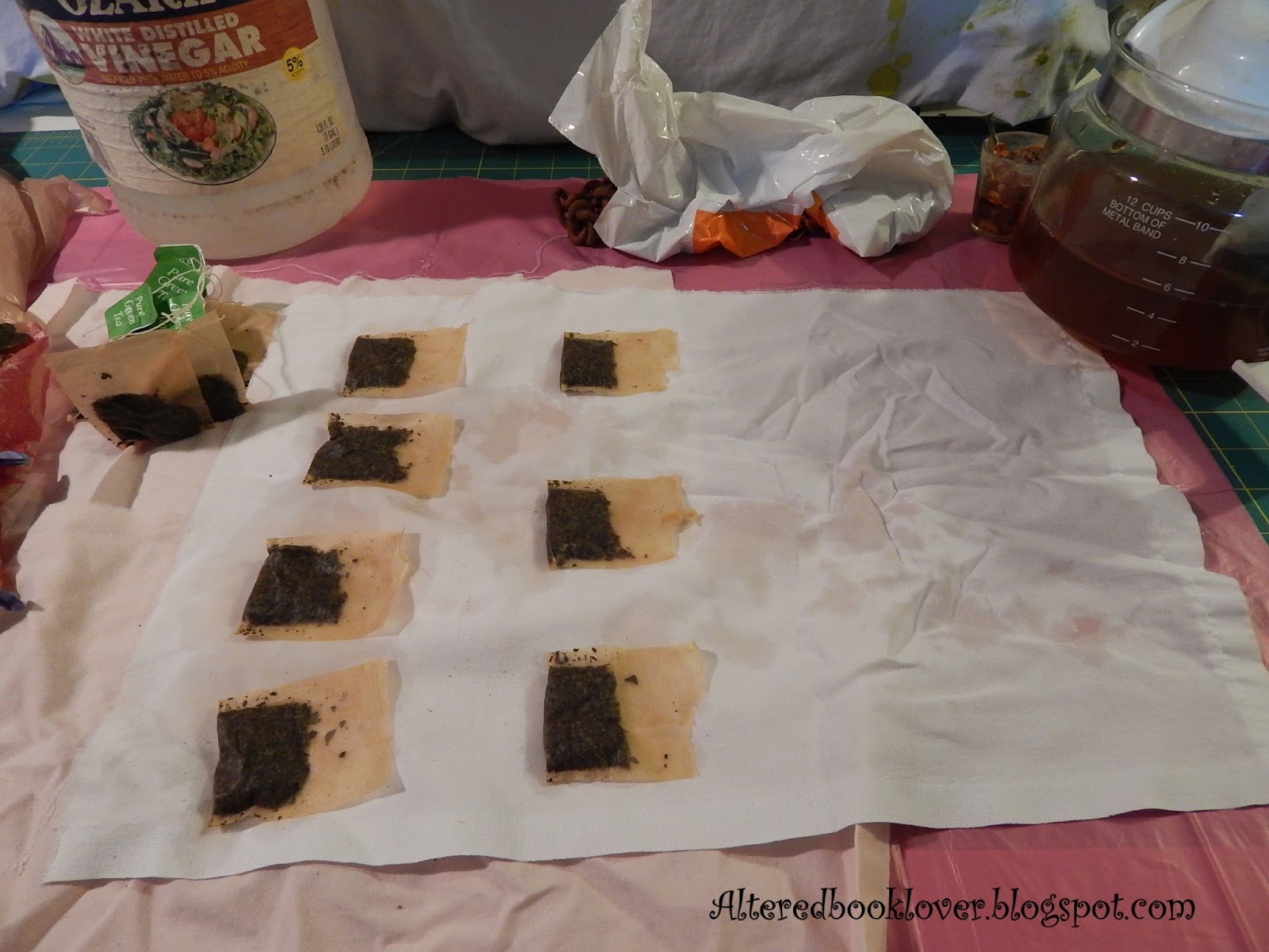 Altered Book Lover: Second Thursday Tutorial: Rusted Tea Dyeing