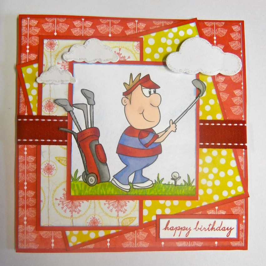 Crafty Fun: Golf birthday card
