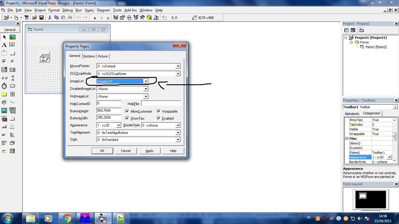Membuat Menu ToolBar pada Visual Basic 6.0 - Biongo Attacker