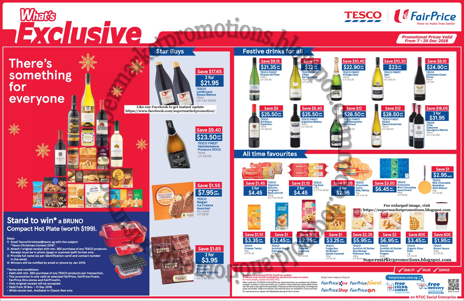 NTUC FairPrice Tesco Promotion 07 - 20 December 2018 ~ Supermarket ...