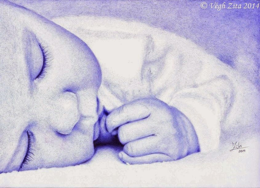 Fotórealista rajzok: Ember portrék