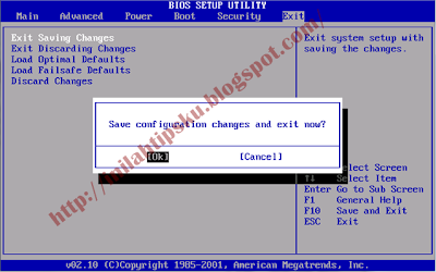 Cara Menentukan Booting, Cara Setting BIOS, Instalasi Windows 7 ...