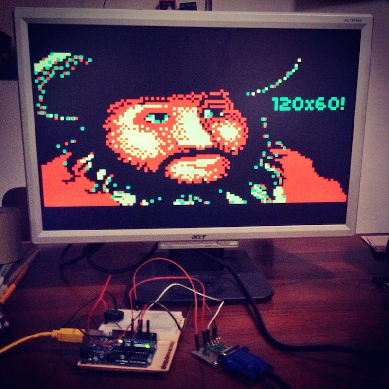 Arduino Tehniq Arduino On Vga Display