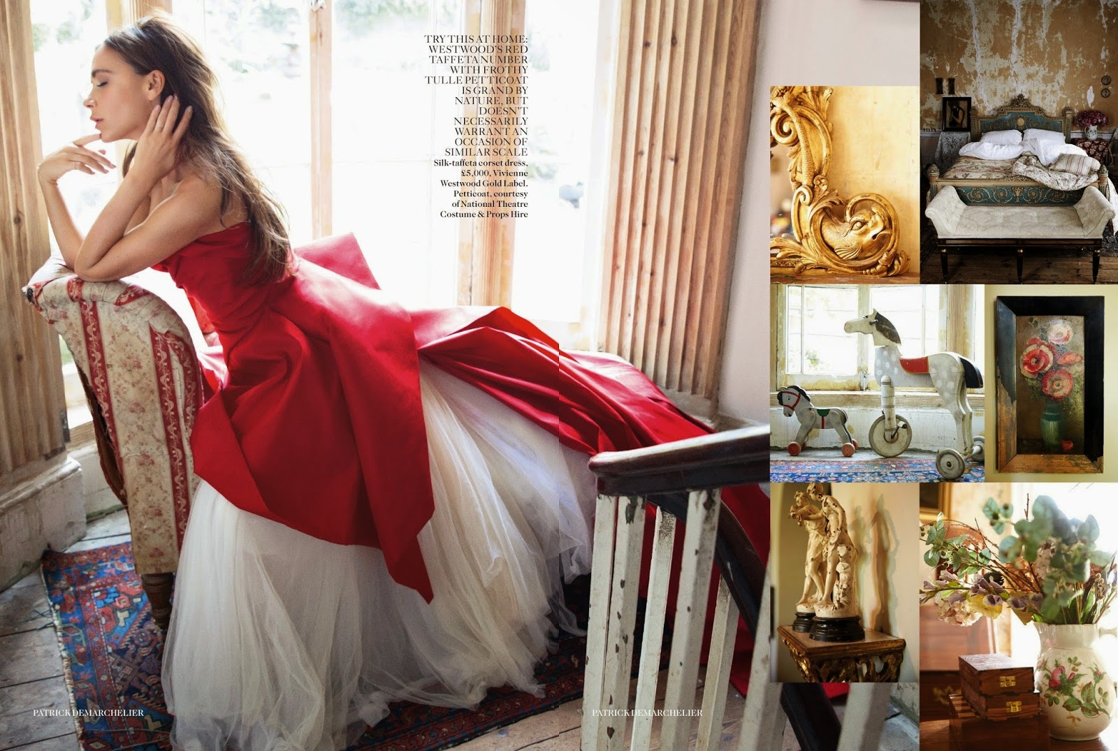 Victoria Beckham in Vogue UK August 2014 by Patrick Demarchelier