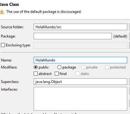 Como hacer hola mundo en java ~ Java-Facil