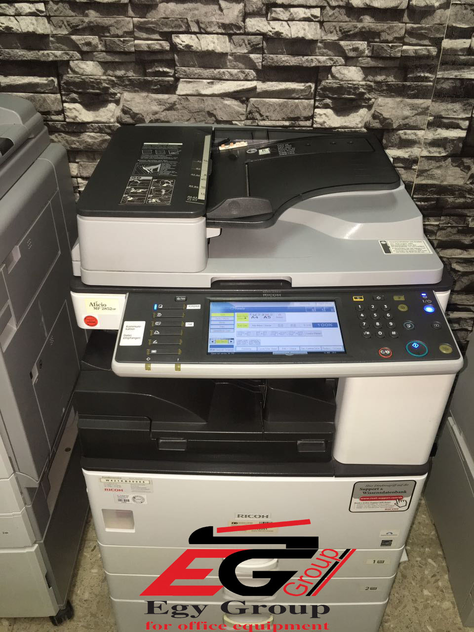 Ricoh MP 2852 كاملة بالضمان والصيانة السعر والمواصفات