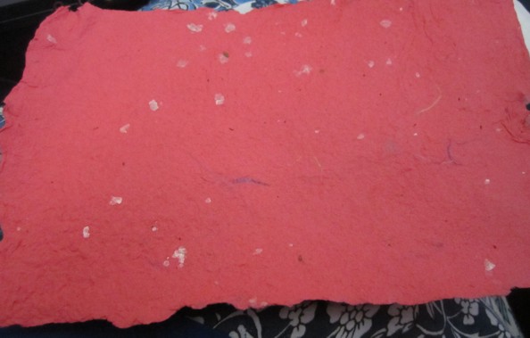 Ravings of a Mad Crafter: The Soaking Paper and Making Paper