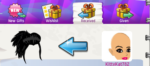 Tigger's MSP Blog : Rare Hair Gift!
