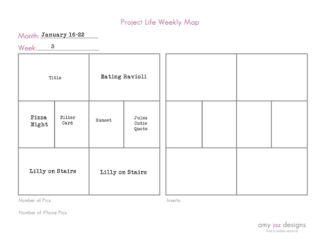 Amy Jaz Designs: Project Life | Week Three