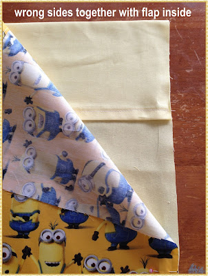 Heart of Mary: How to make a pillowcase with an inner flap