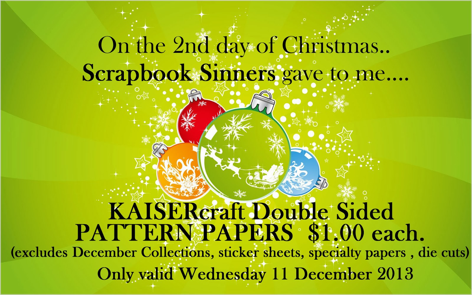 SCRAPBOOK SINNERS Day 2 Of 12 Days Of Christmas scrapbook-sinners-day-2-of-12-days-of-christmas