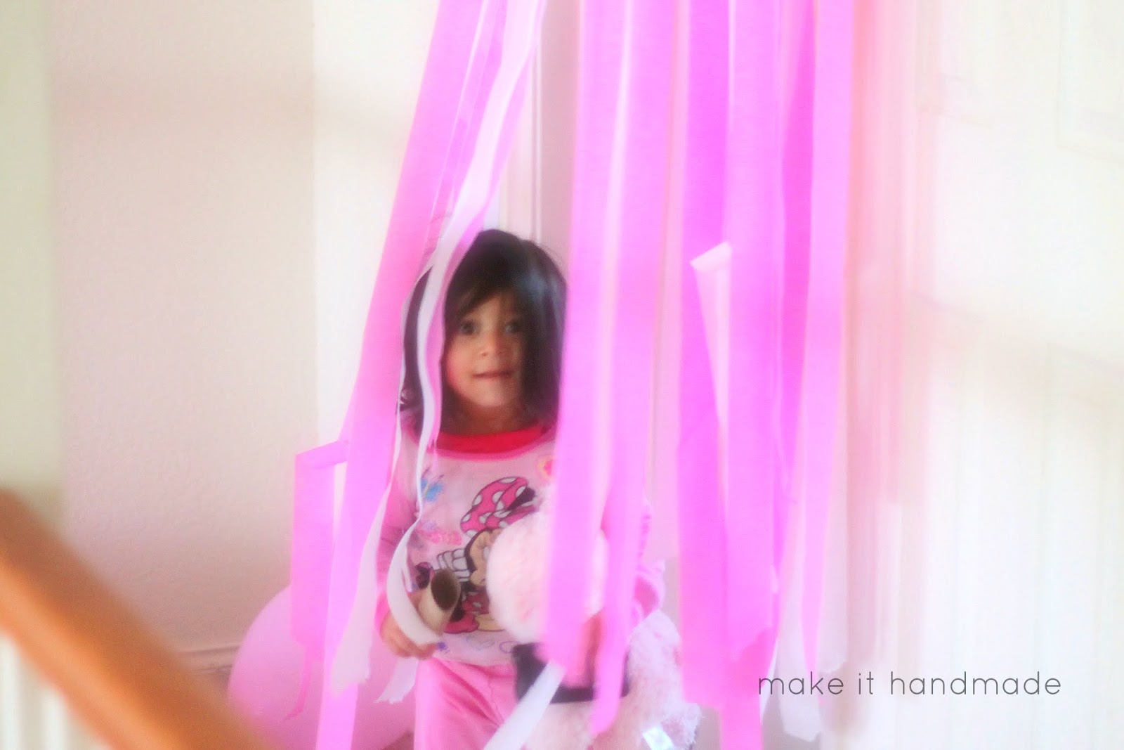 Make It Handmade: Crepe Streamer Curtain