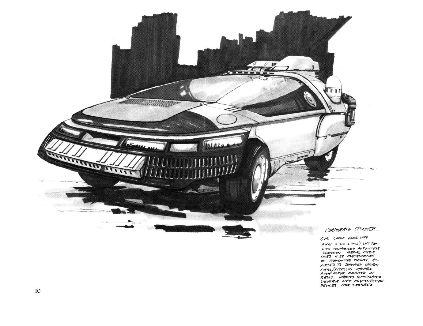 Animopus: Blade Runner Sketchbook (1982) Part 1: VEHICLES