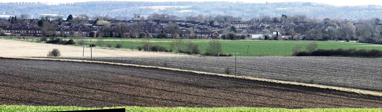 ADW Photography: Houghton Regis Viewed From the North