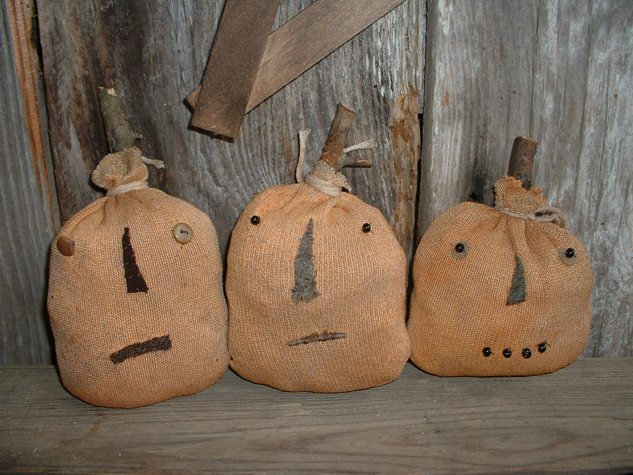 Daughternature Primitive Folk Art: Primitive Fall Halloween Pumpkins...