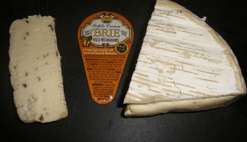 Anja Eats Cheese: German Brie with Mushrooms