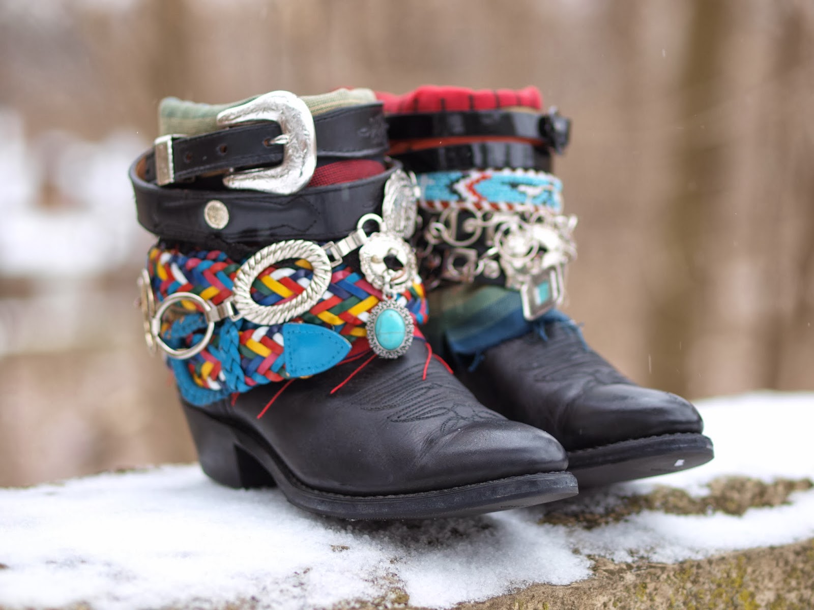 TheLookFactory: more Reworked upcycled boots!!!