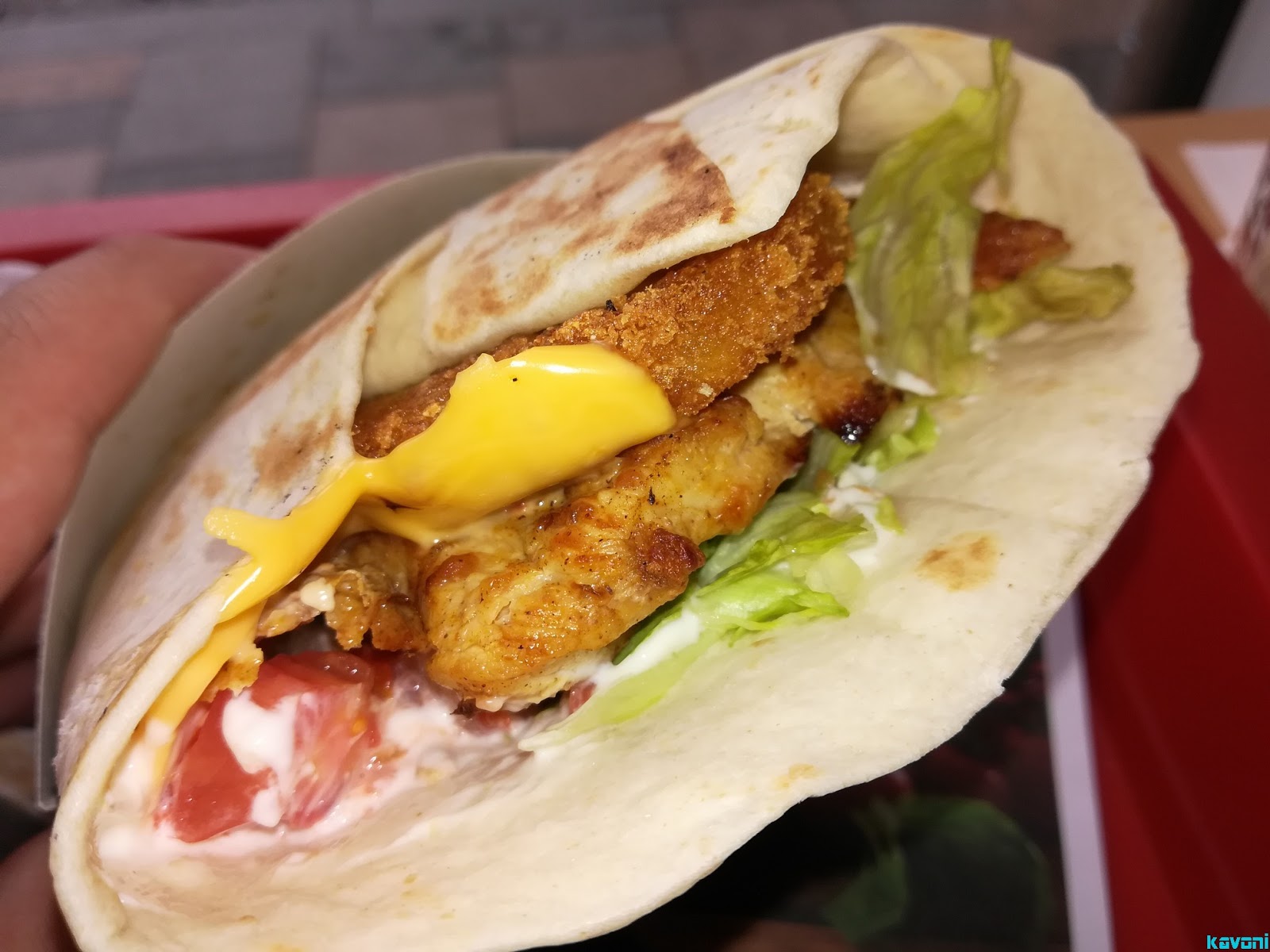 kavoniho žrádlo: Mega Pocket & Mega Pocket Grill, KFC