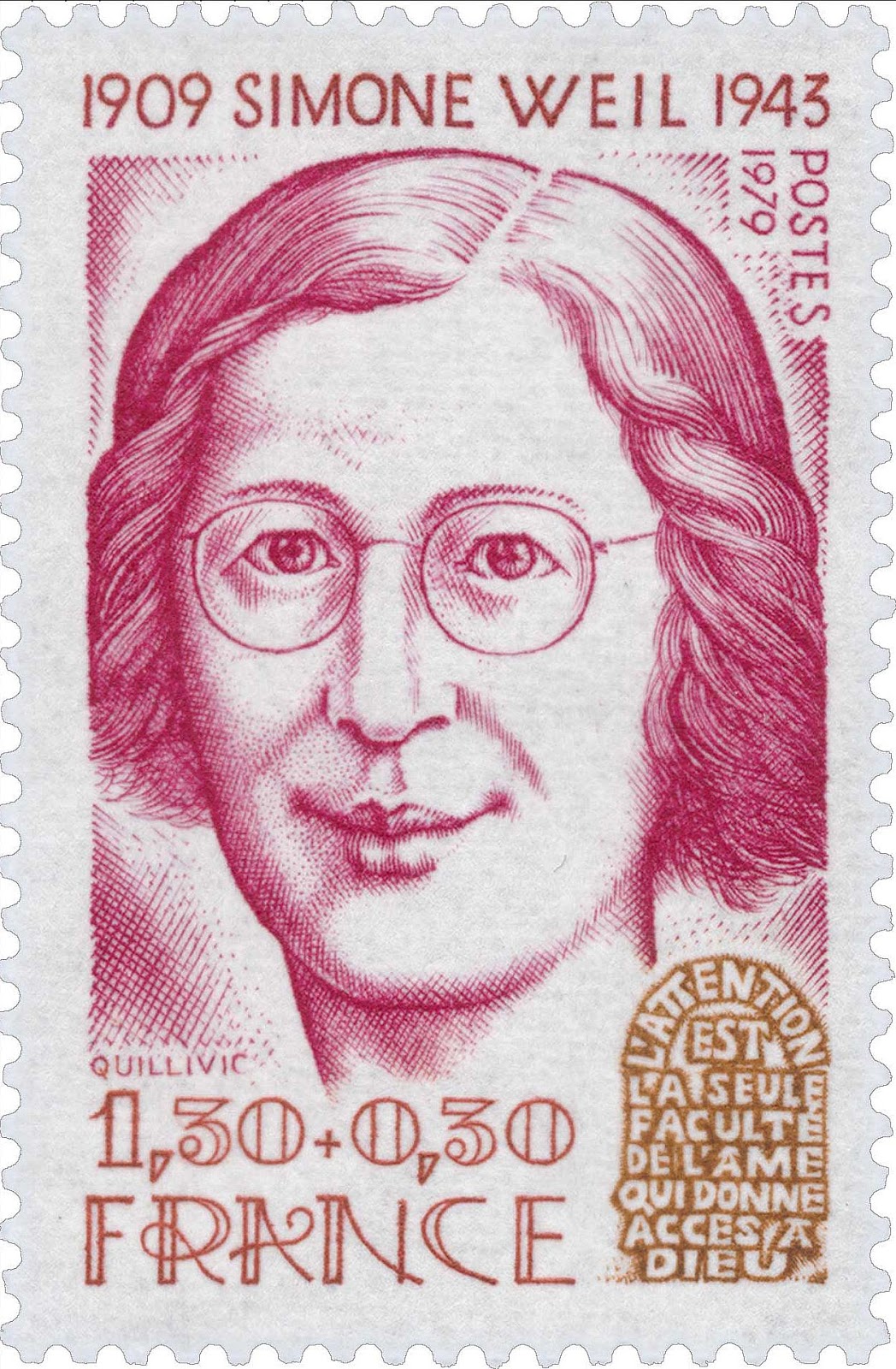 FILATELIA CULTURA: 66. - Simone WEIL