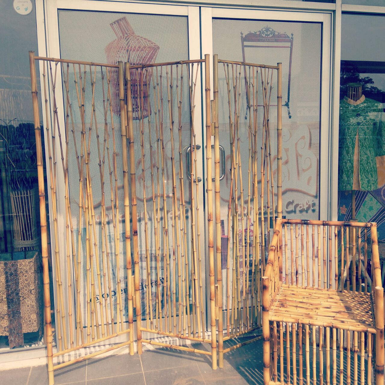 Waroeng Opera Indonesian Craft: Sketsel Atau Partisi Bambu