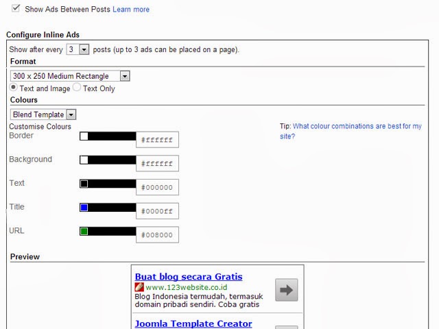 Adsense Inline Ads Between Blog Posts Summary | Agratitudesign Impression
