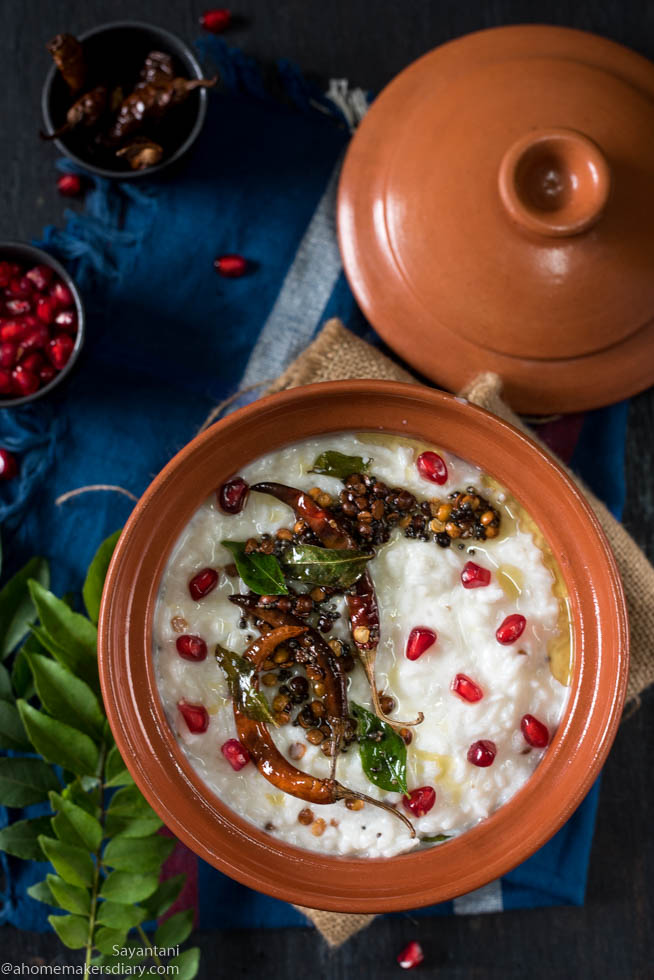 Curd rice or Thayir Sadam - A Homemaker's Diary