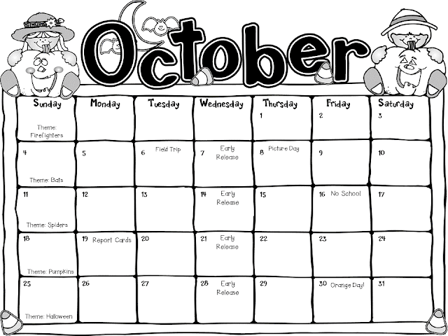 October Planning! - Teacher by the Beach