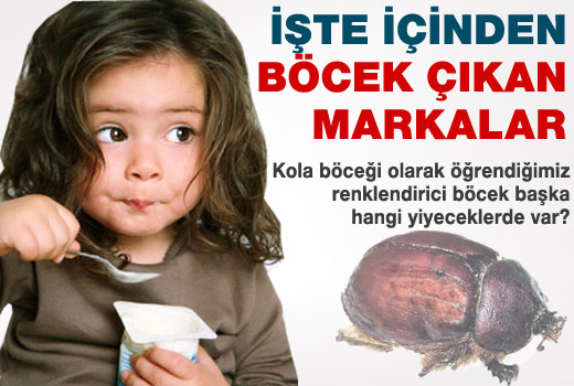 Tüketici Şikayeti: Böcek özü karmin katkılı gıdalar raflarda