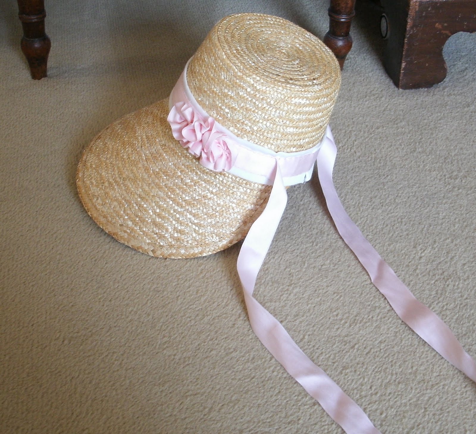 Regency Tea Party: Pink and White Regency Spencer and Bonnet