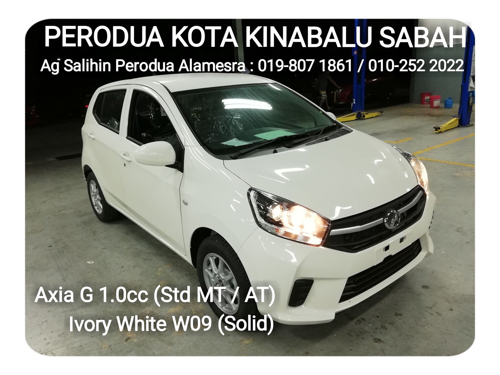 Ringkasan Variasi Kereta Axia dan Senarai Warna Axia 2019