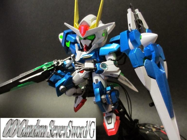 SD 00 Gundam Swords Custom Build with LED
