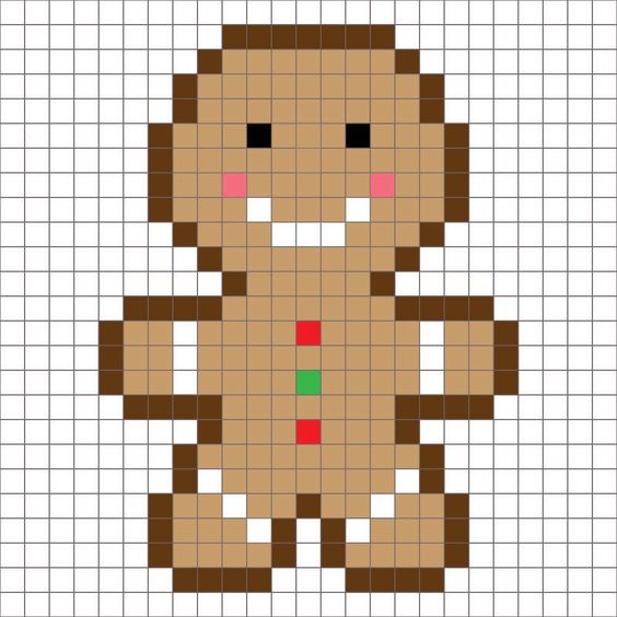 Fichas de Primaria: Cuadrículas de navidad