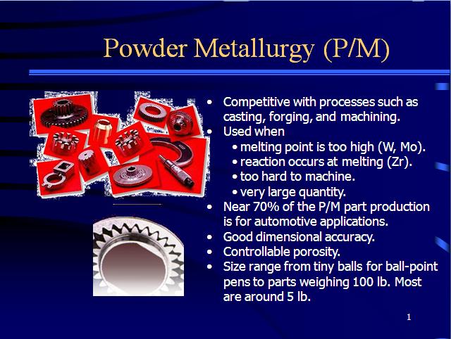 Powder Metallurgy-Part2 - MechanicsTips