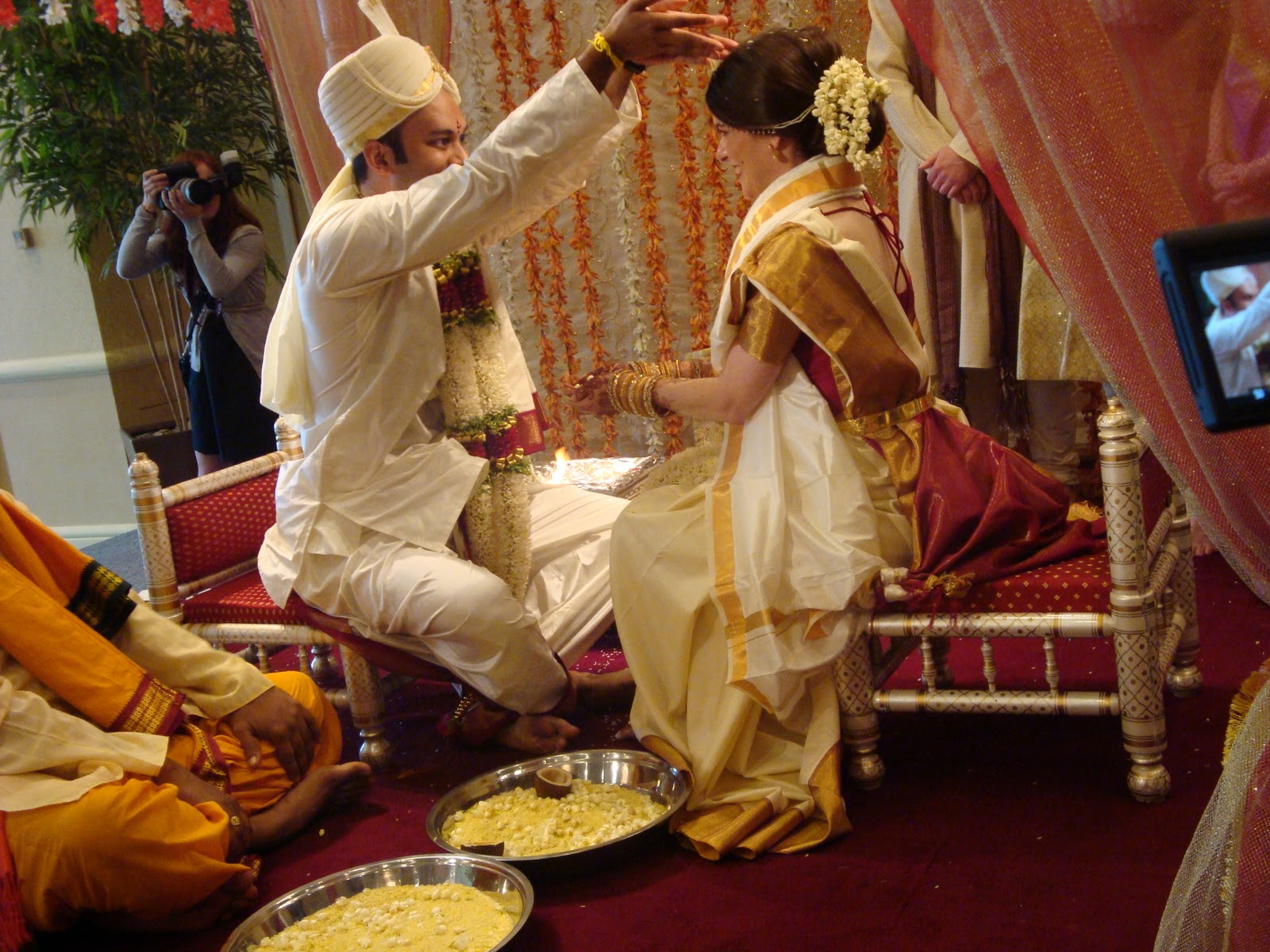 Entertaining From an Ethnic Indian Kitchen: Indian Wedding - The ceremony 2