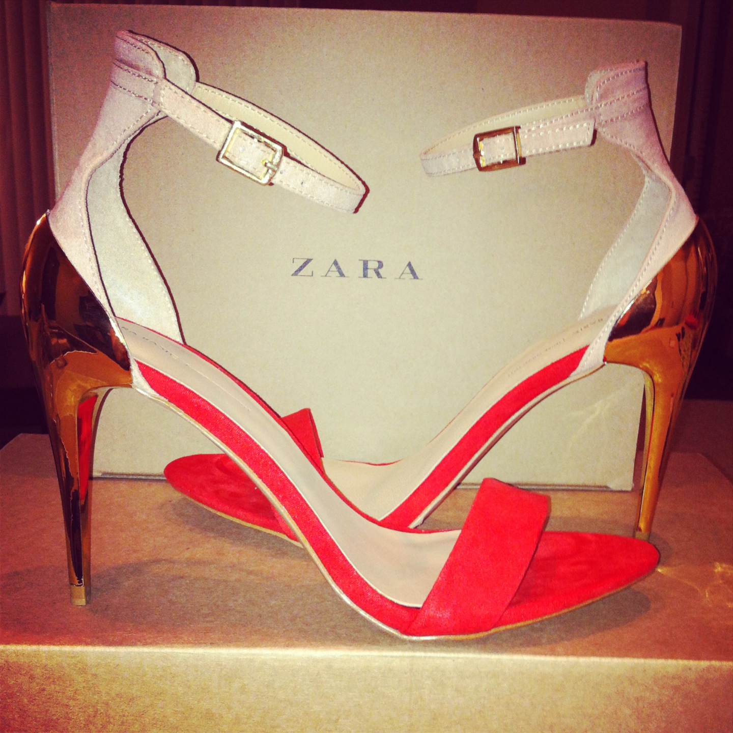 my beat report: ZARA COMBINATION HIGH HEEL SANDAL