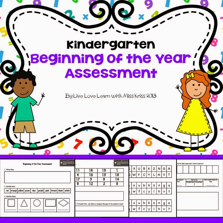Kindergarten Assessments - Halfway through the Year