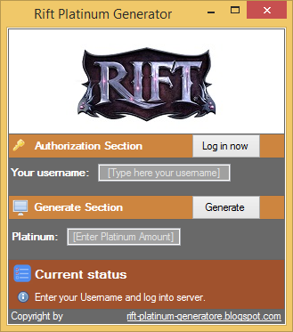 Rift Platinum Generator