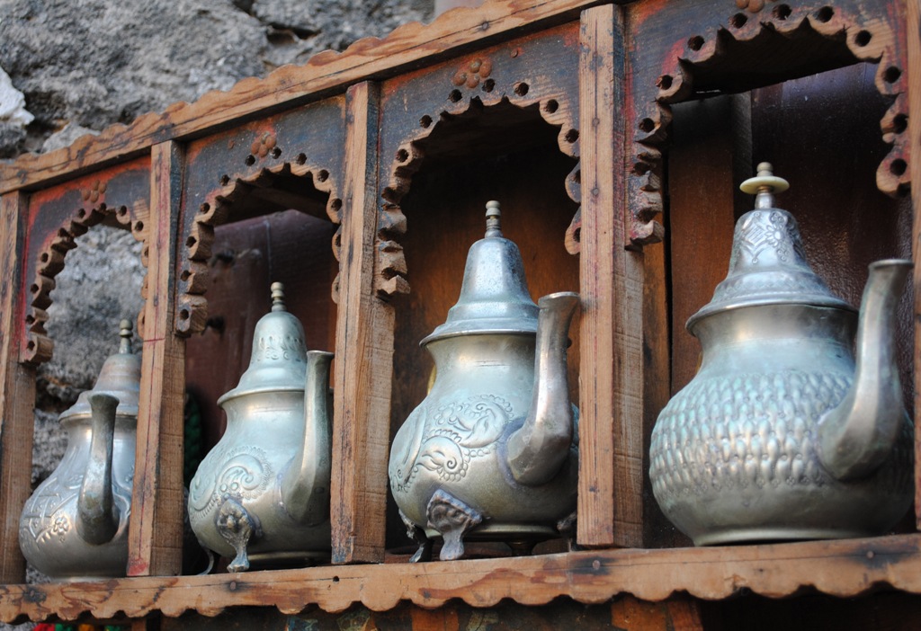 Beyond Marrakech: Object Of Desire: Vintage Moroccan Tea Pots