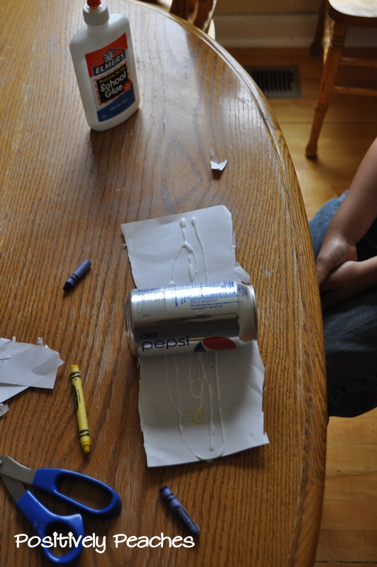 Positively Peaches: Soda Can Wrappers {tutorial}