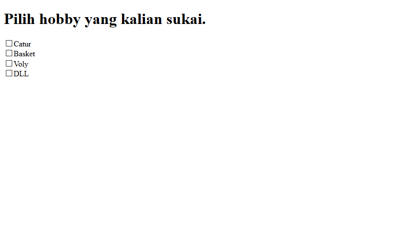 [Tutorial] Cara Membuat Checkbox Pada HTML - Malming - Tongkrongan ...