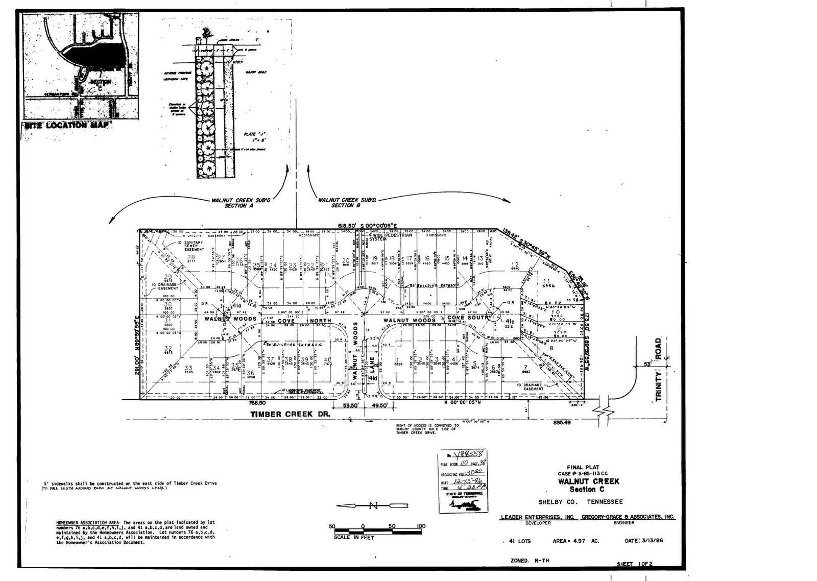 Walnut Creek Neighborhood Watch: WC Plat Maps