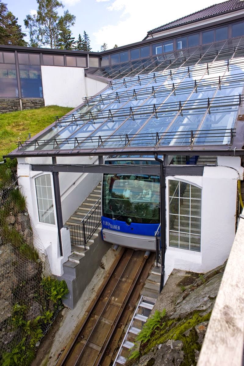 Fløibanen Funicular Railway, Bergen | Norway