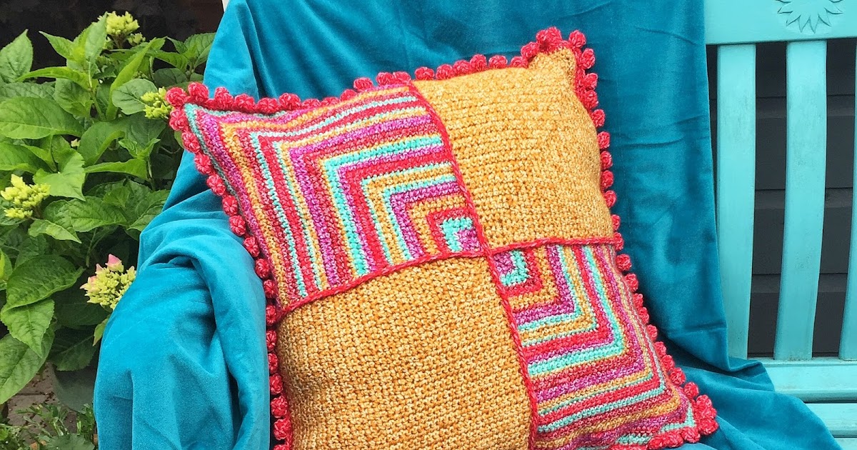 Fifty Shades of 4 Ply: Carnival Cushion - Free Pattern!