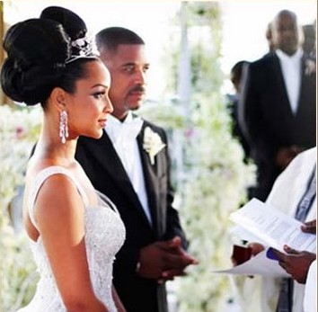 Lisa Raye wedding pictures - Kim Kardashian