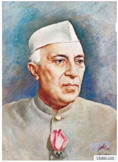 Oviyar Maruthi: Jawaharlal Nehru