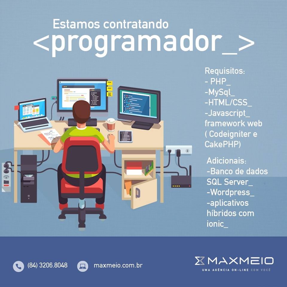 [Emprego] Programador