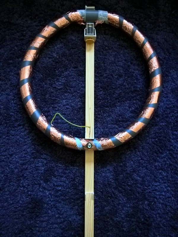 Klausis Blog: Helically Wound Magnetic Loop Antenna