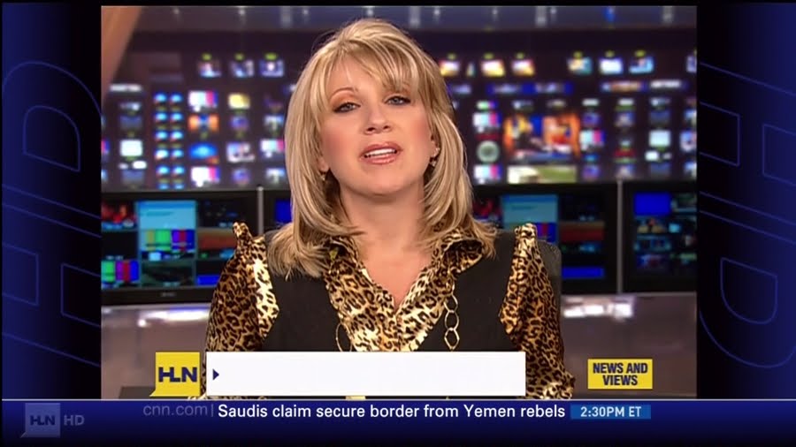 Ladies in Satin Blouses: holly firfer - leopard-print satin blouse