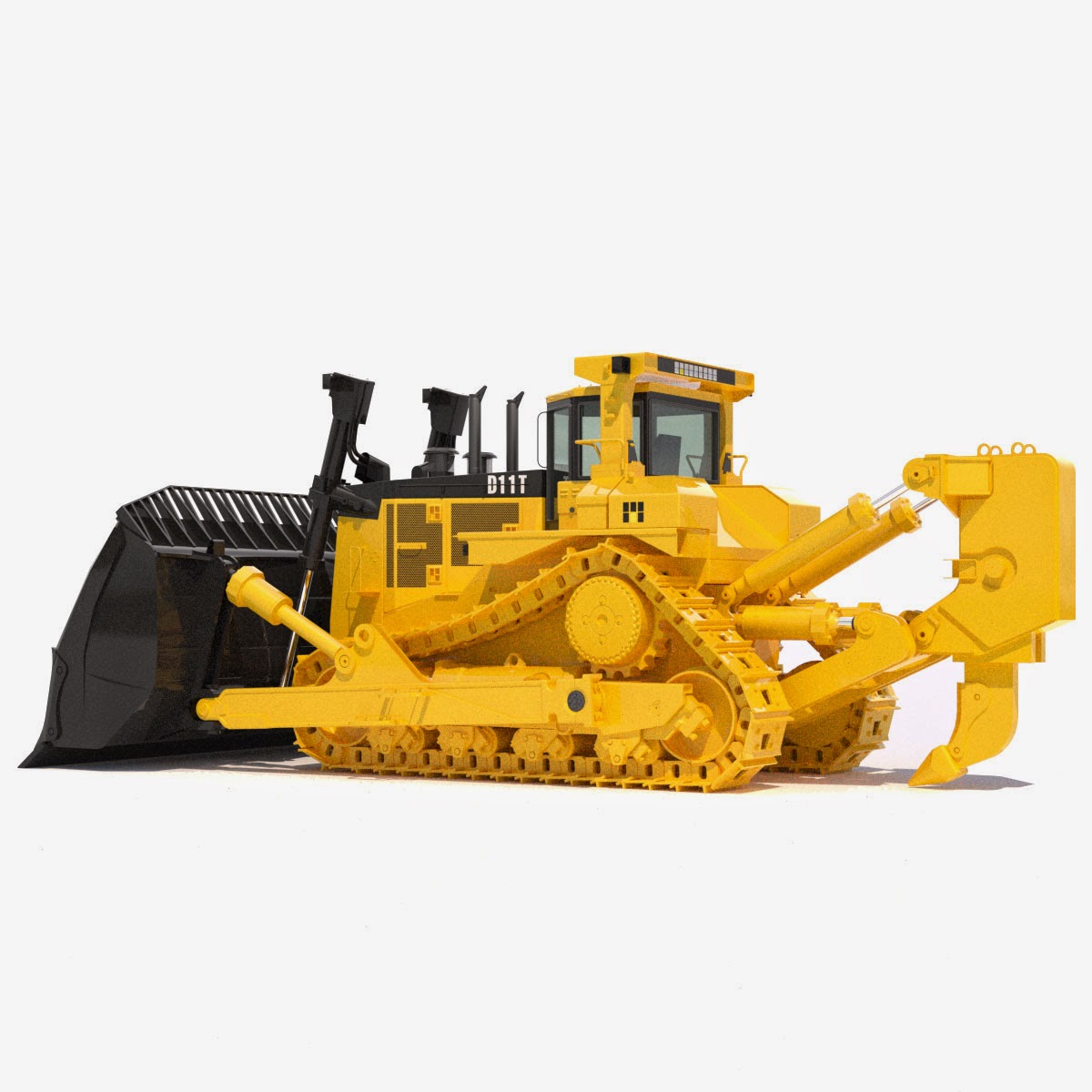 3D Custom Modelling: 3D Model Bulldozer Caterpillar D11