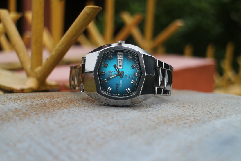 Jam tangan for sale: TITUS Automatic Day-Date Blue Dial NOS {SOLD}
